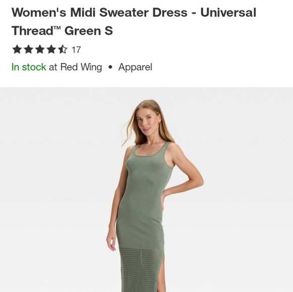 Universal Thread | Dresses | Universal Thread Olive Green Sleeveless ...